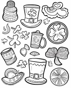 56 Free Saint Patrick's Day Coloring Pages at ColoriageVIP