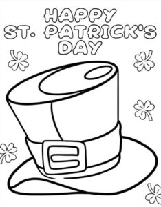 36 Free Saint Patrick's Day Coloring Pages at ColoriageVIP