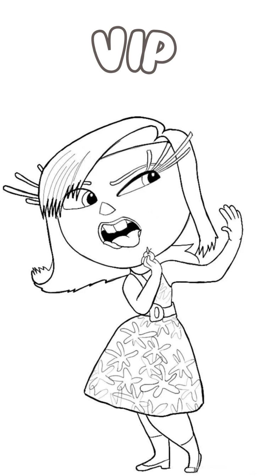 73 Coloring Inside Out Free to Print and Online