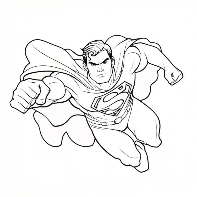 66 Superman Coloring Pages - Action, Adventure and Super Powers