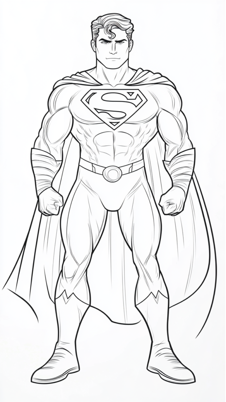 66 Superman para colorir - Ação, Aventuras e Superpoderes