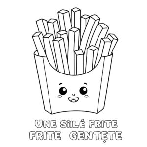 54 Coloriage Frites Gratuit pour les Petits Gourmands
