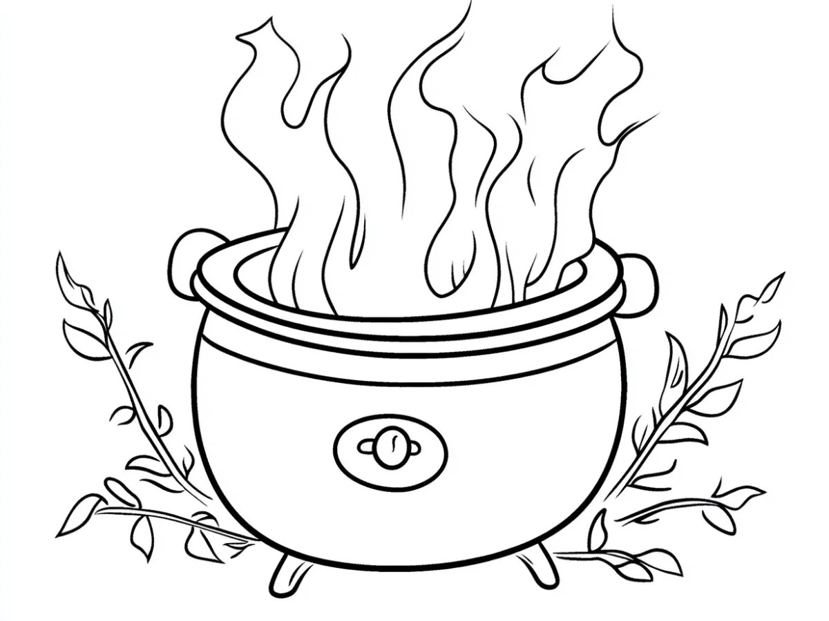 41 Free Printable Cauldron Coloring Pages Magic And 