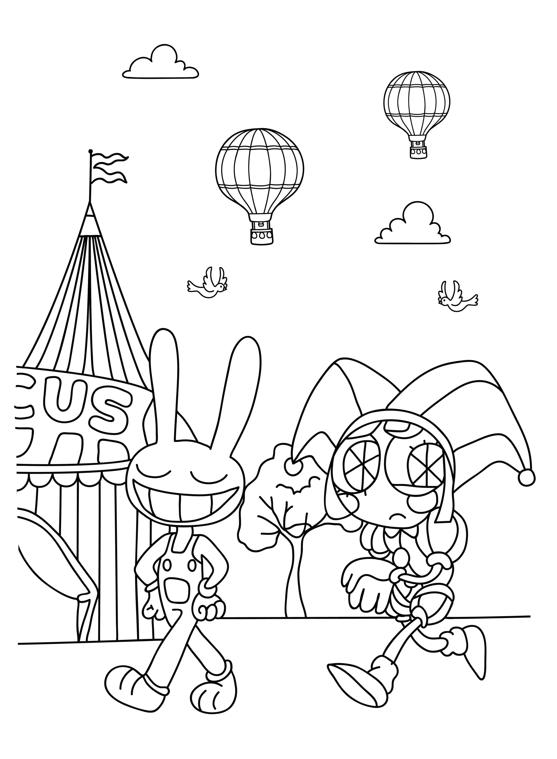 28 Pomni Coloring Pages Download For Free Now