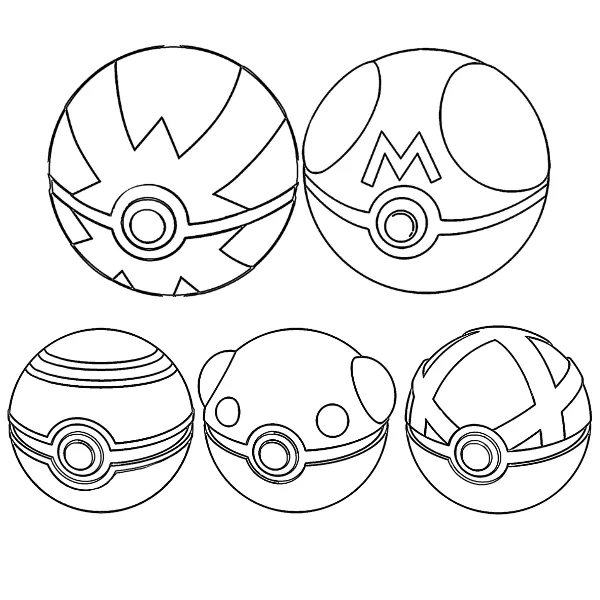 45 Pok ball Coloring Pages PDF Catch All Your Pok mon Favorites 45 Pok ball Coloring Pages PDF Catch All Your Pok mon Favorites