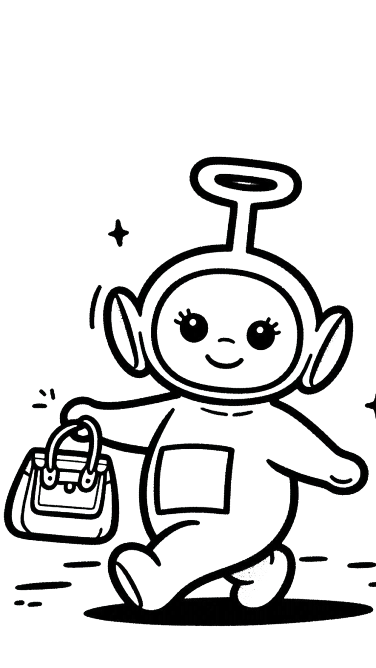 49 Teletubbies Coloring Pages: Have Fun with Colorful Friends