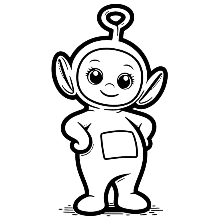 49 páginas para colorear de los Teletubbies: ¡Diviértete con amigos ...