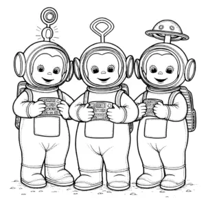 49 Teletubbies Coloring Pages: Have Fun with Colorful Friends