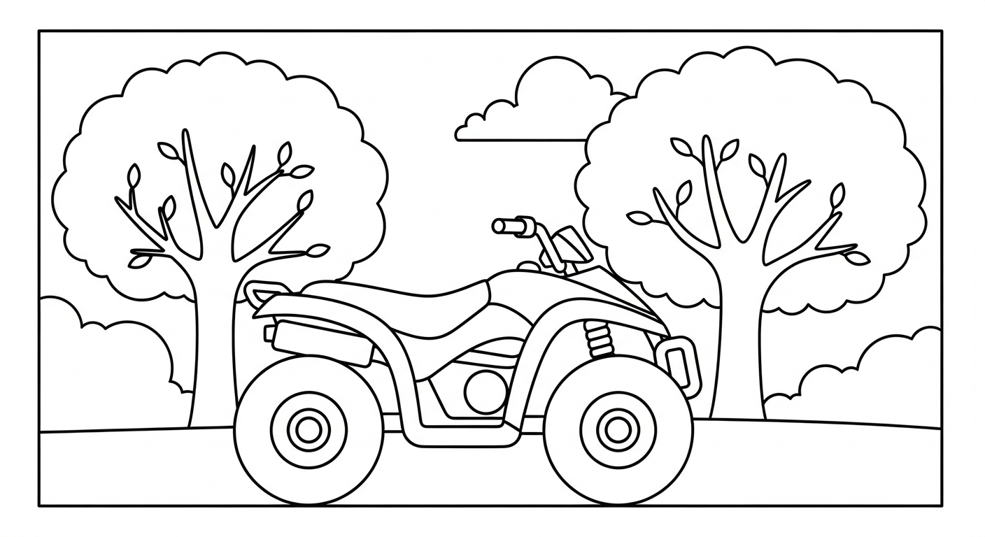 88 Quad Coloring Pages to Print: Adventure the World in Colors