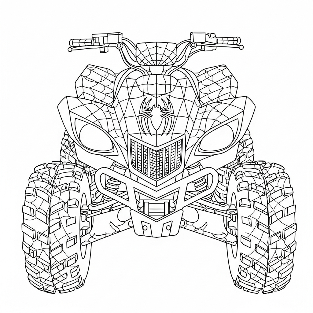 88 Quad Coloring Pages to Print: Adventure the World in Colors